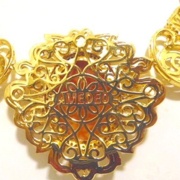 AMEDEO NYC | Jewelry | Amedeo Nyc Sardina 4mm Filigree Ornate Statement ...